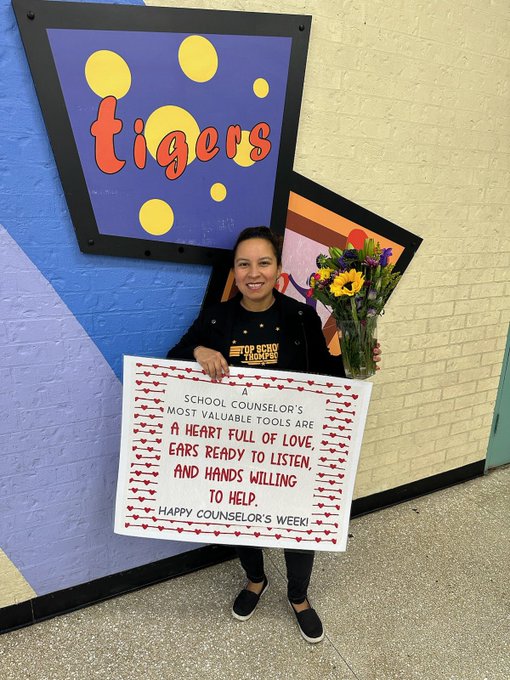 Happy Counselor’s Week Mrs. Torrez! – Thompson Elementary School